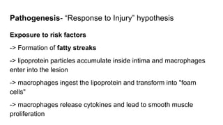 Atherosclerosis - Pathology - BSc anesthesia, OT | PPTX
