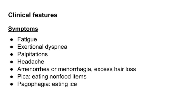 Anemia: classification, IDA, Megaloblastic anemia - General Medicine ...