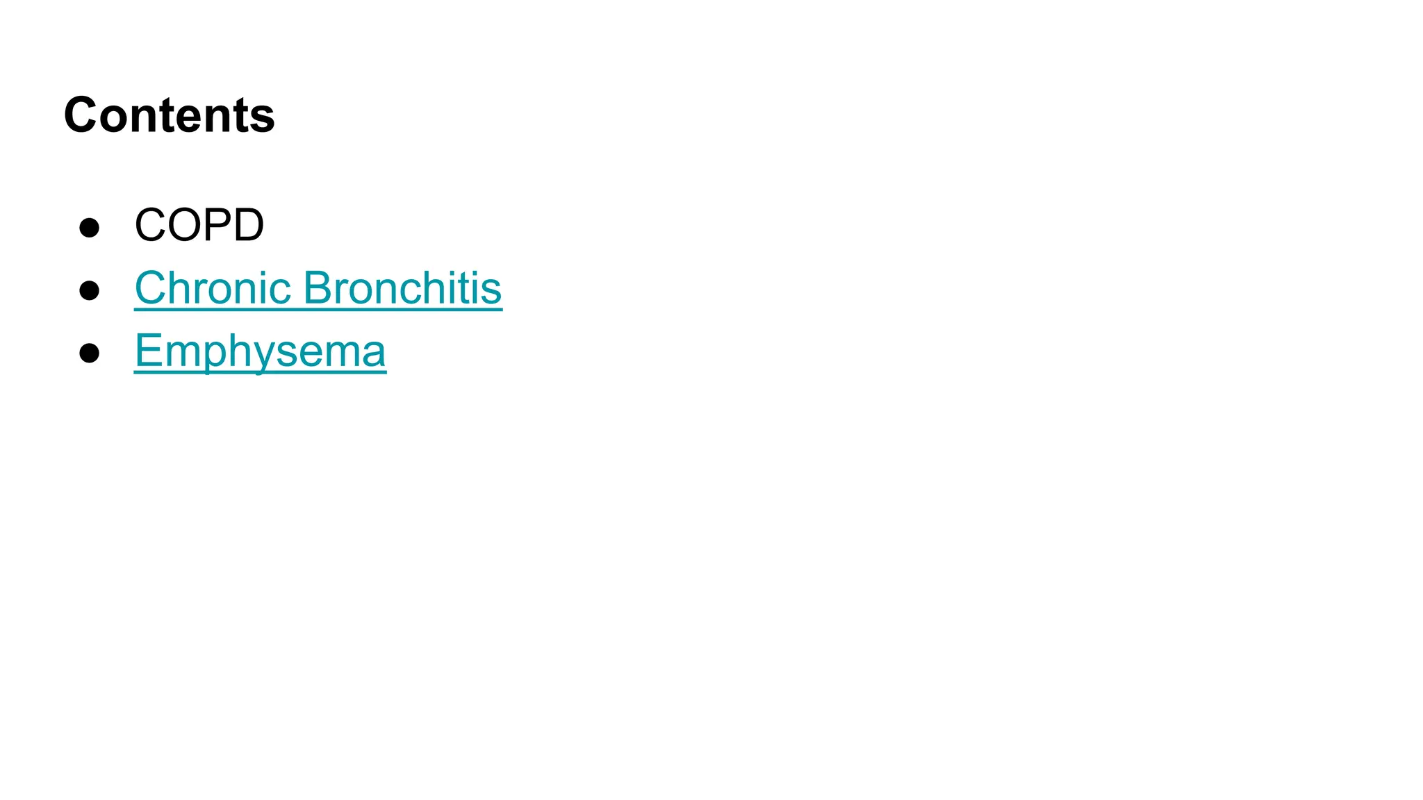 COPD: Chronic Bronchitis, Emphysema - Medicine - ATOT | PPTX | Lung and ...