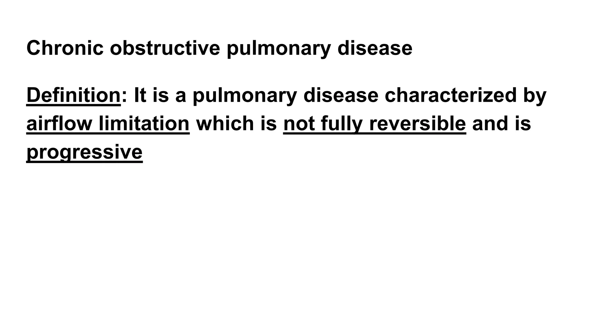 COPD: Chronic Bronchitis, Emphysema - Medicine - ATOT | PPTX | Lung and ...
