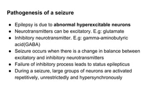 Epilepsy, status epilepticus - General Medicine - ATOT | PPTX