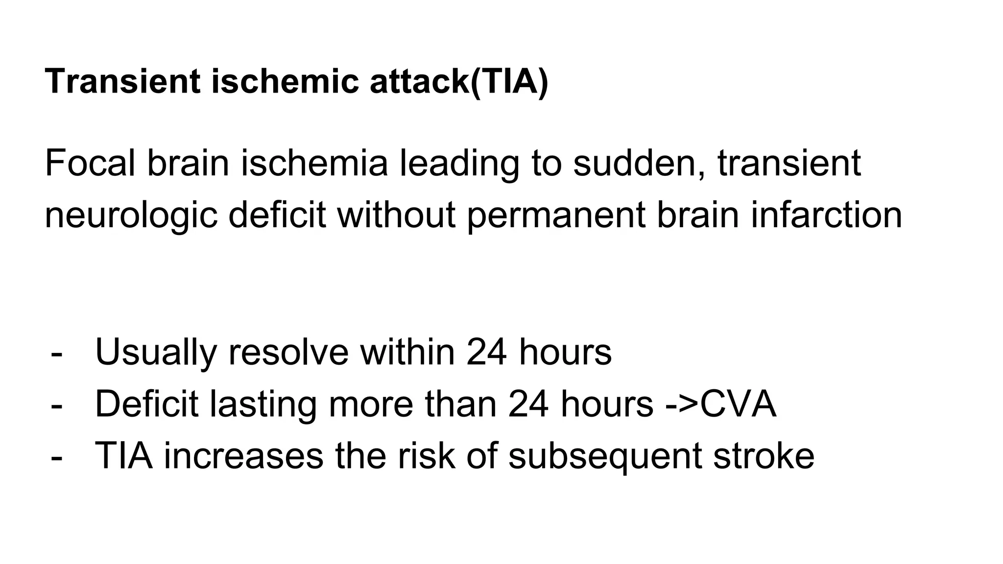 Stroke/Cerebrovascular accident - Medicine - ATOT | PPTX