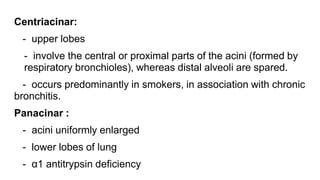 Emphysema - Pathology - ATOT | PPTX