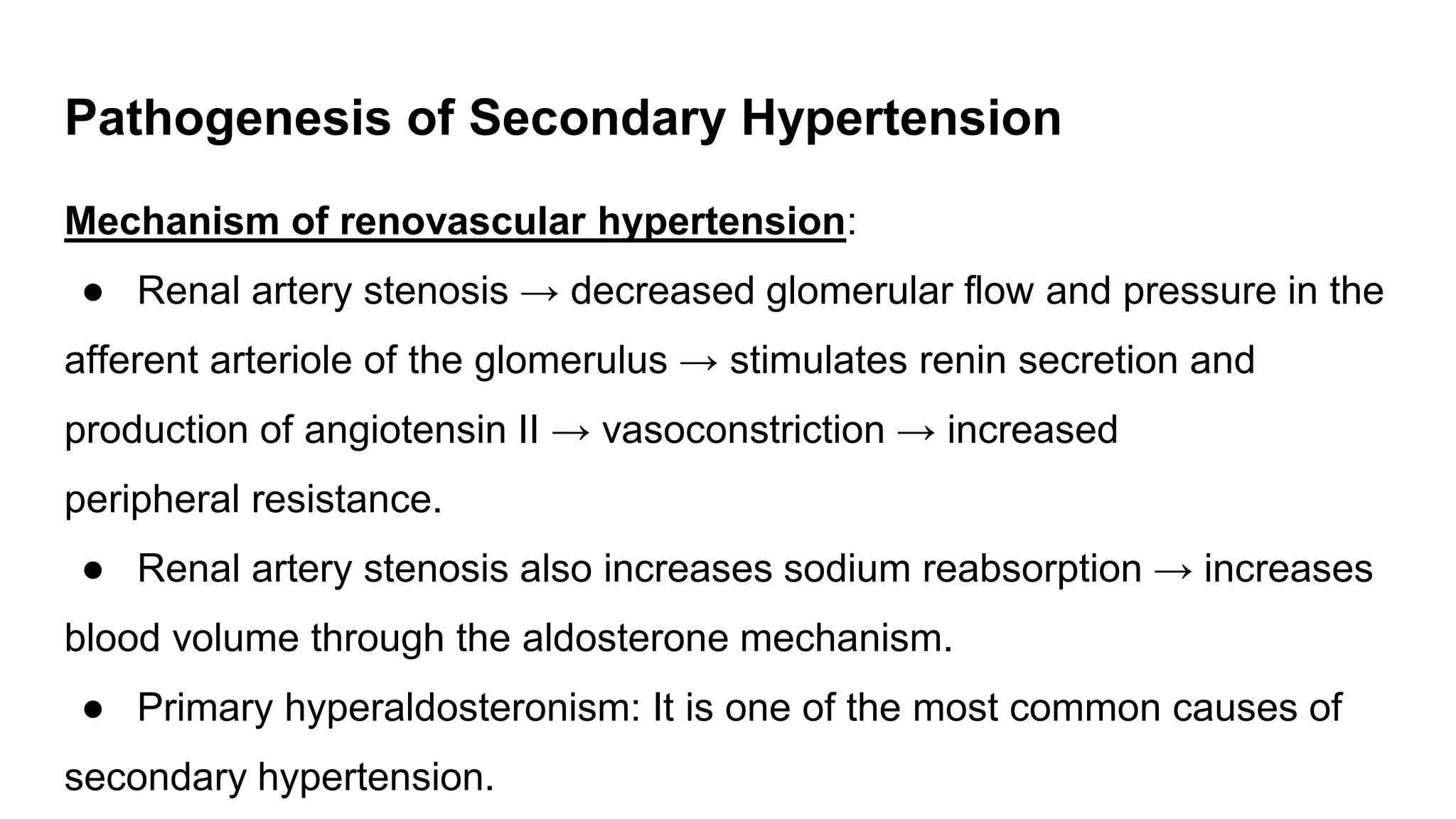 Hypertension: Causes, Pathogenesis - Pathology - ATOT | PPTX