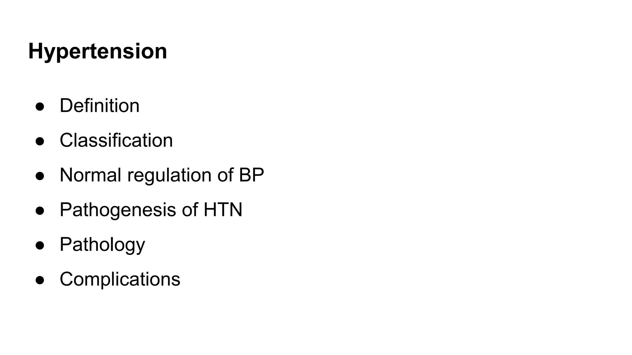 Hypertension: Causes, Pathogenesis - Pathology - ATOT | PPTX
