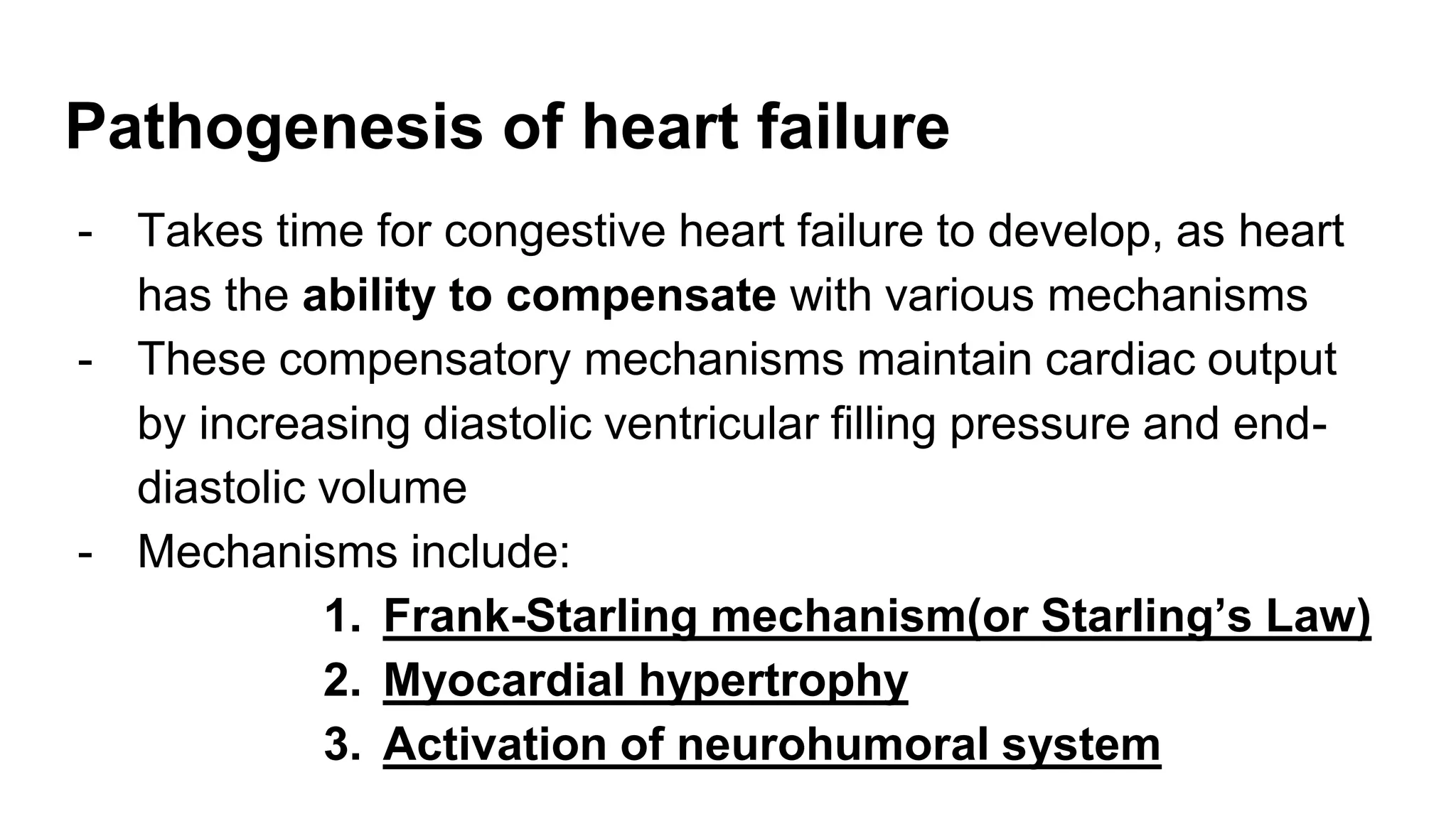 Pathophysiology of Heart Failure - Pathology - ATOT | PPTX