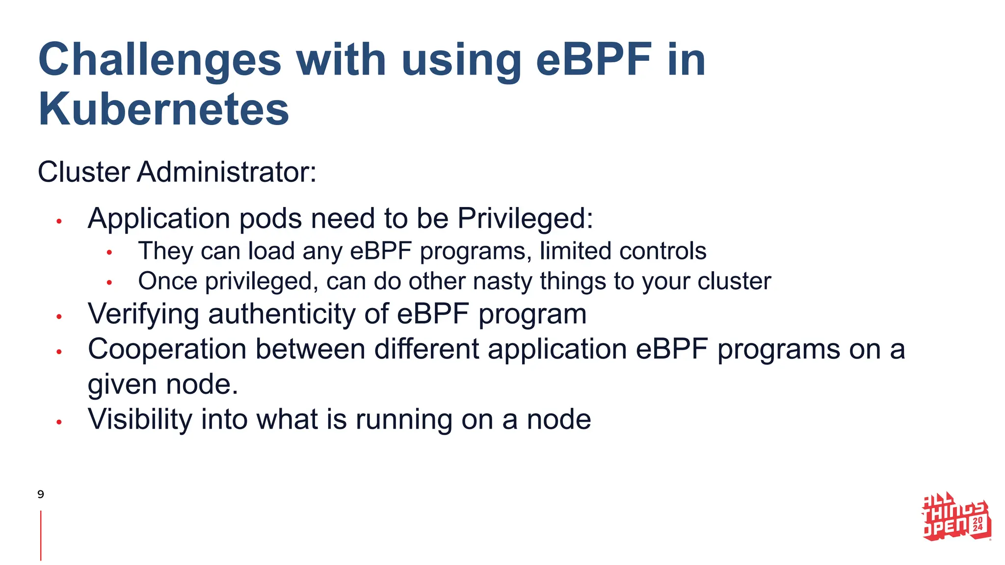 The Open Source Ecosystem for eBPF in Kubernetes | PDF