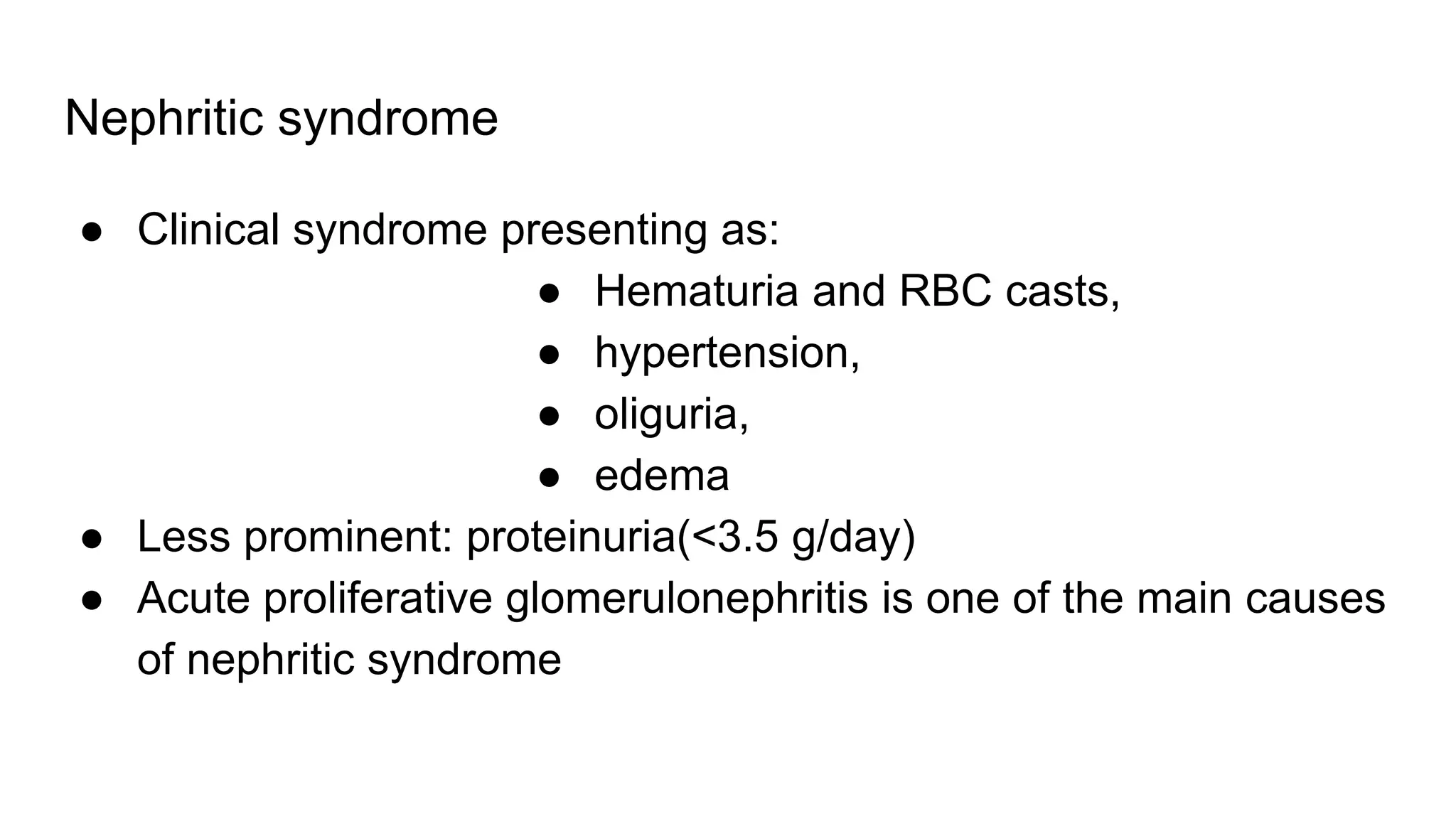 Nephritic syndrome, Acute glomerulonephritis - Pathology - ATOT | PPTX ...