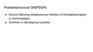 Nephritic syndrome, Acute glomerulonephritis - Pathology - ATOT | PPTX ...