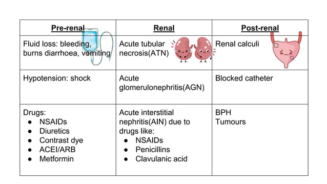 Acute renal failure, chronic renal failure - Pathology - ATOT | PPT