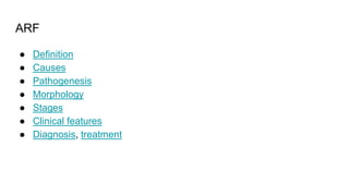 Acute renal failure, chronic renal failure - Pathology - ATOT | PPTX