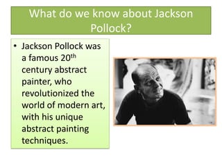 Jackson Pollock for kids | PDF