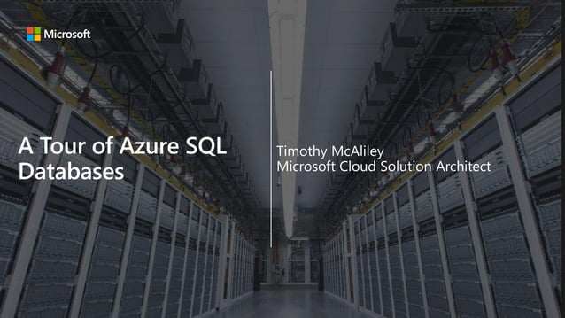 A Tour of Azure SQL Databases (NOVA SQL UG 2020) | PPT