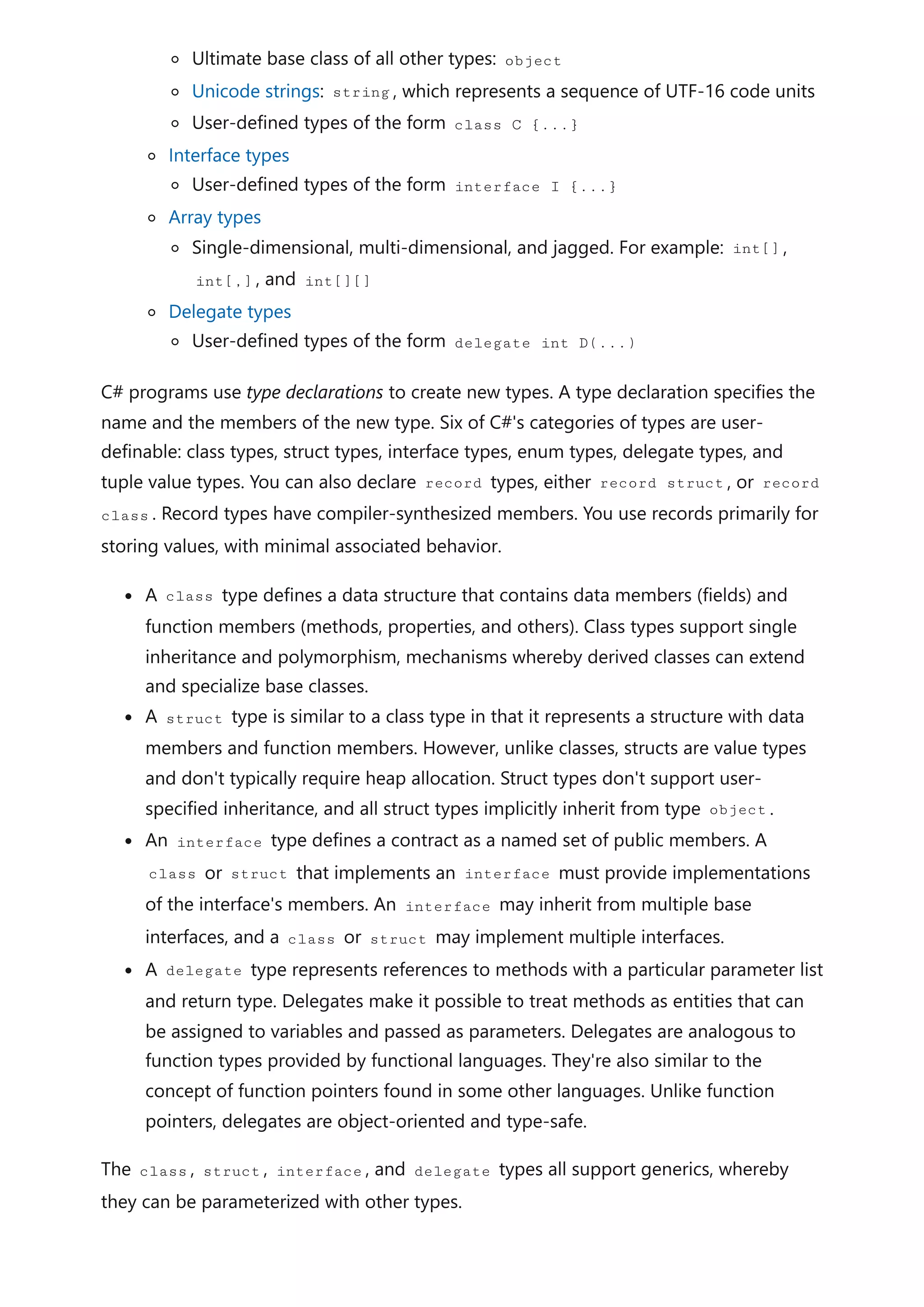 A tour of C# - Overview _ Microsoft Learn.pdf