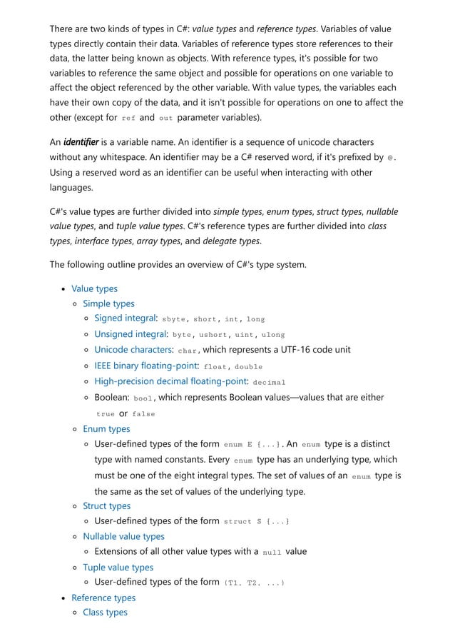 A tour of C# - Overview _ Microsoft Learn.pdf