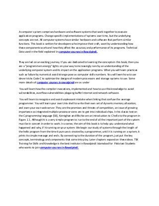 A tour of computer systems