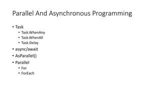 A tour of the c# language | PPT