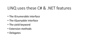 A tour of the c# language | PPT