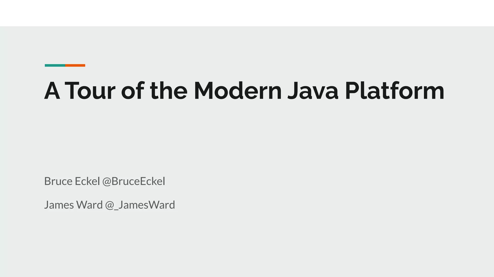 A Tour of the Modern Java Platform | PDF | Programming Languages | Computing