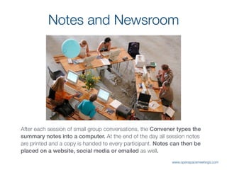 A Tour Through an Open Space Meeting | PPT