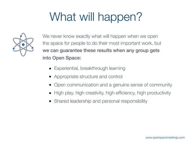 A Tour Through an Open Space Meeting | PPT