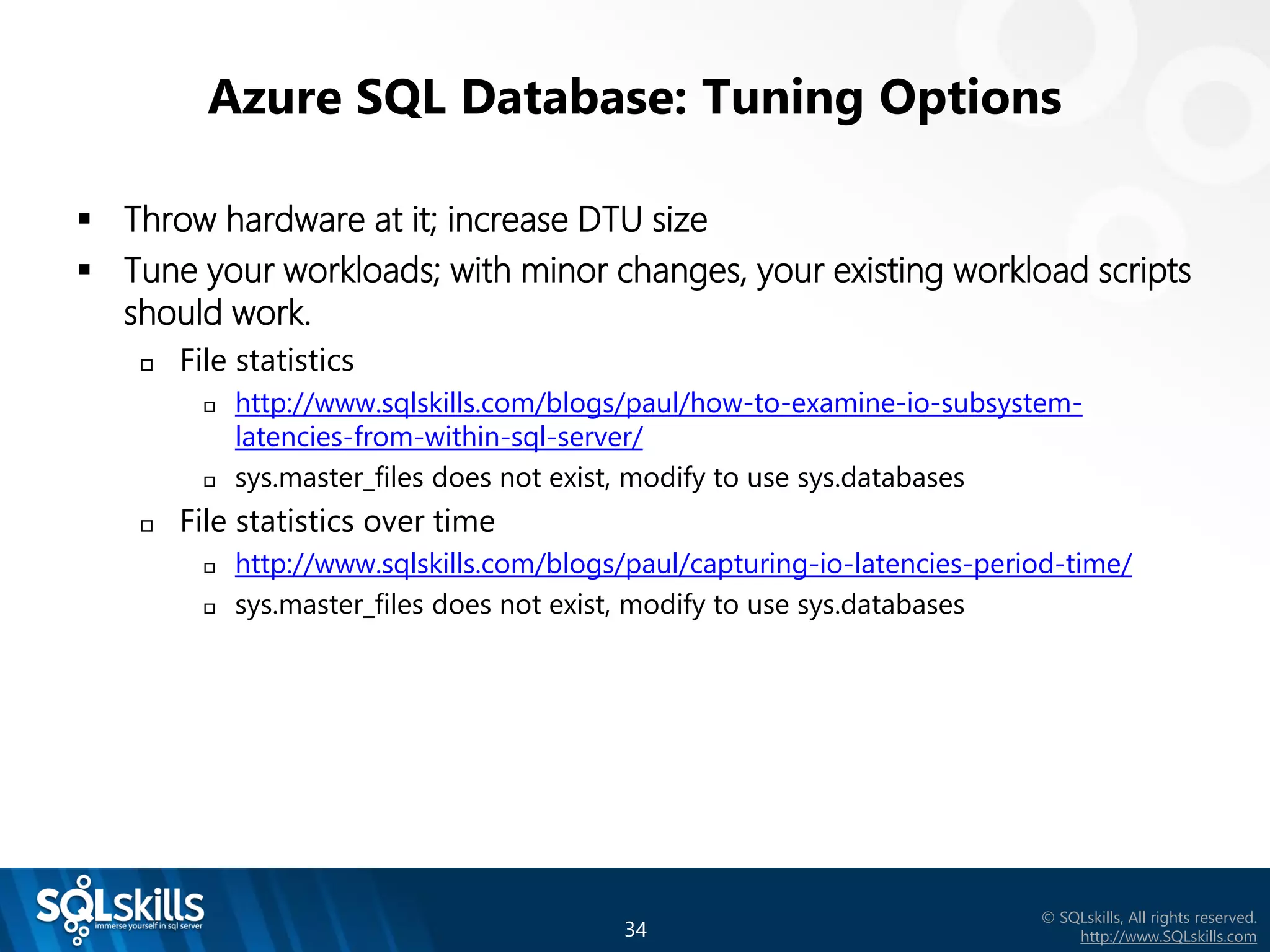 Azure SQL Database Introduction by Tim Radney | PPT