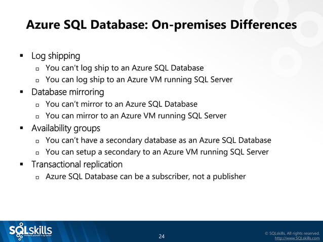 Azure Sql Database Introduction By Tim Radney Ppt