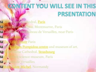 A tour to france | PPTX | Landscaping | Home & Garden