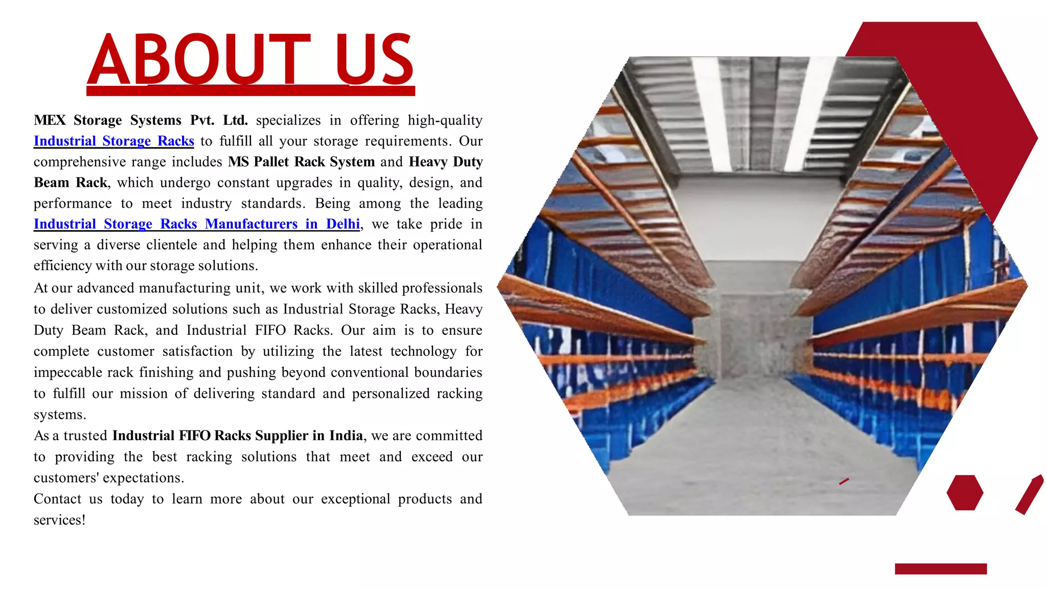 A Tour To Industrial Storage Racks.pptx | Logistics | Business