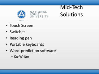 AT Overview | PPTX | Technology & Computing