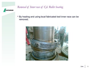 ATOX Mill maintenance , Replacement of roller bearing and seals.ppt