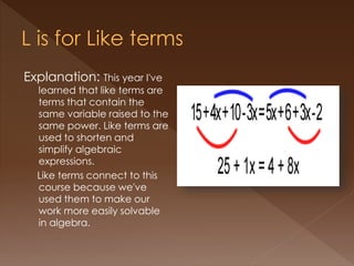 A to z math project | PPTX