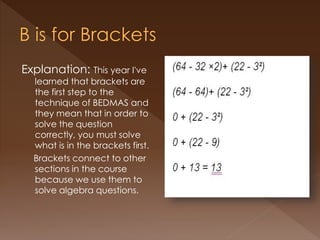 A to z math project | PPTX