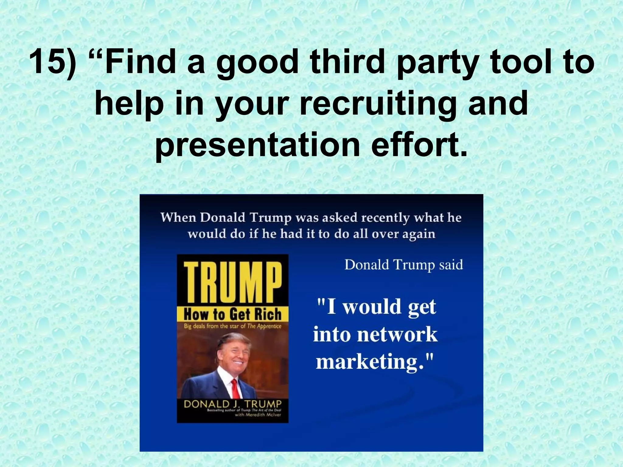 A complete Guide to Network Marketing (MLM) 53 Success Tips | PPT