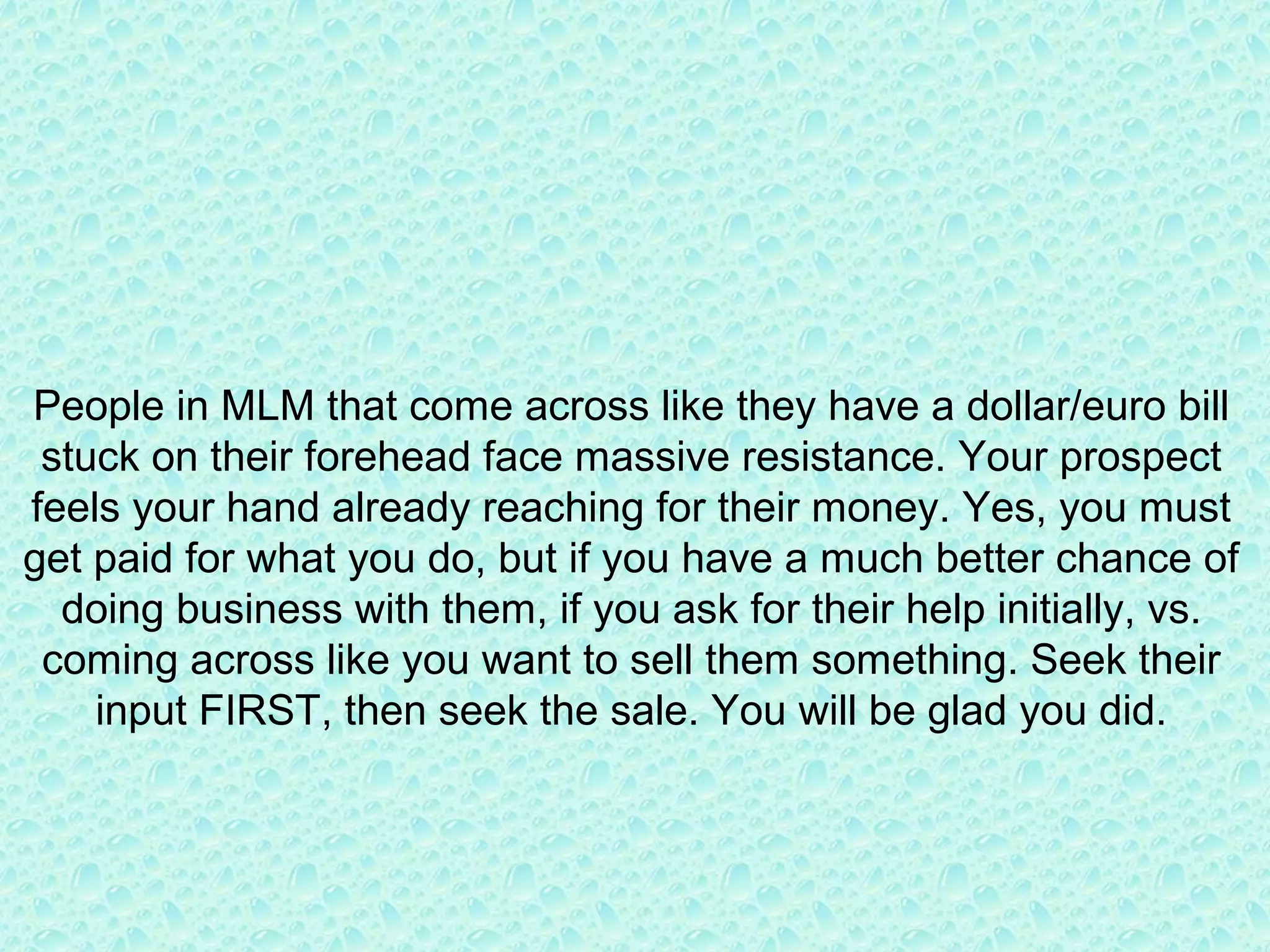 A complete Guide to Network Marketing (MLM) 53 Success Tips | PPT