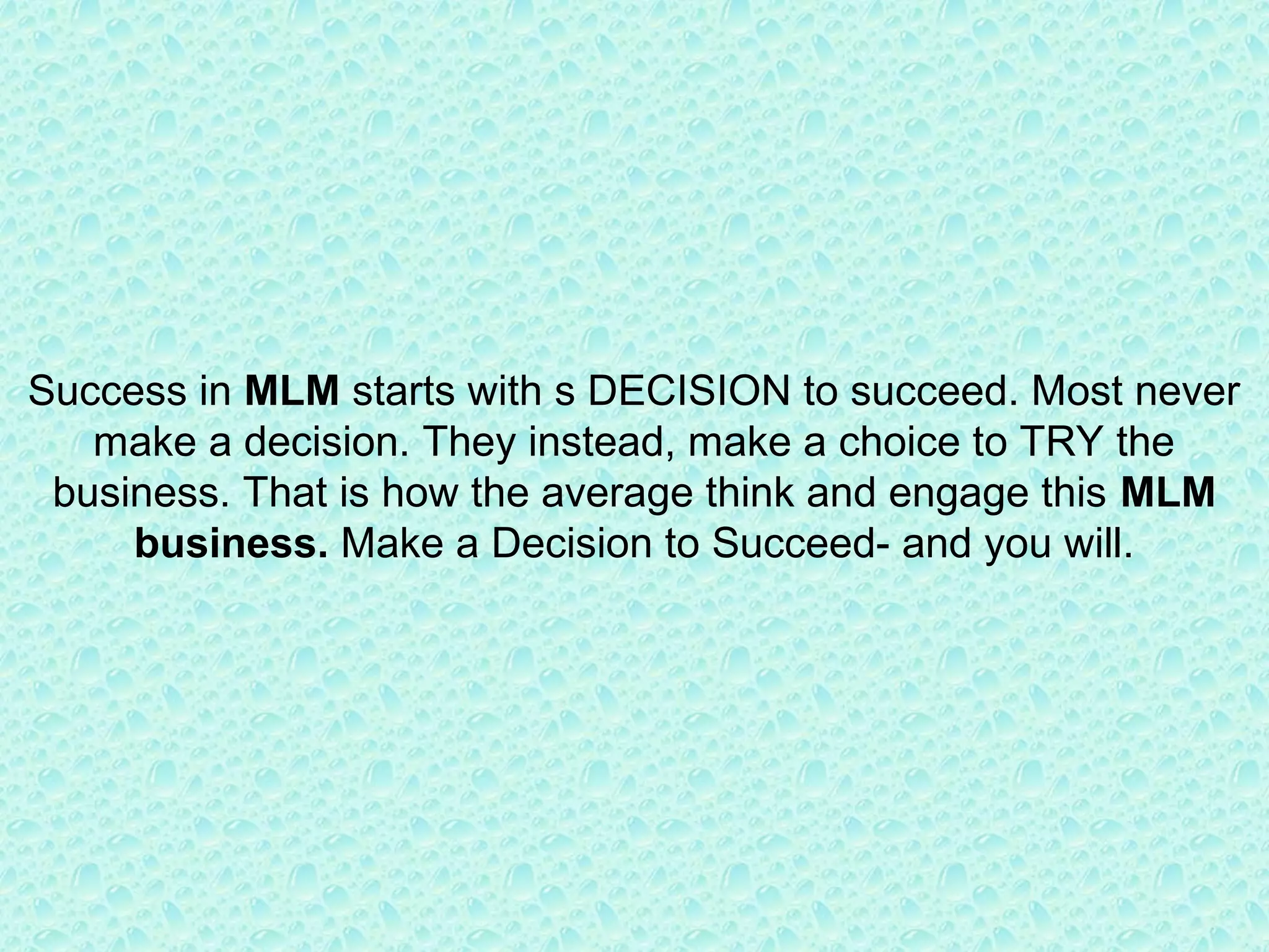 A complete Guide to Network Marketing (MLM) 53 Success Tips | PPT