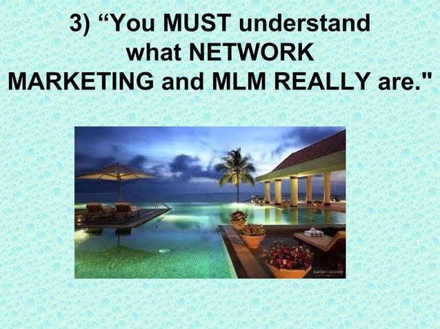 A complete Guide to Network Marketing (MLM) 53 Success Tips | PPT | Resume Writing and Advice ...