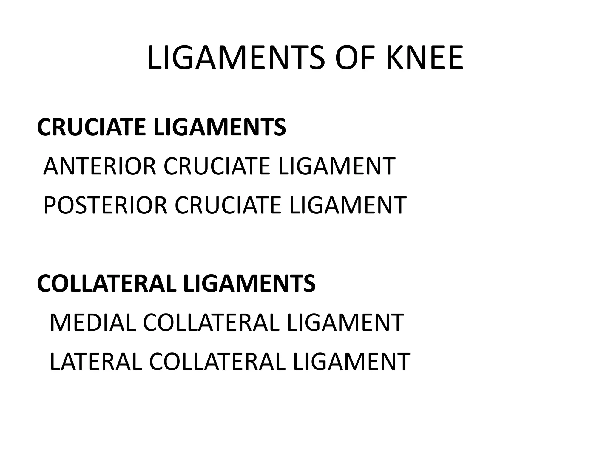 A TO Z OF ACL INJURIES | PPTX