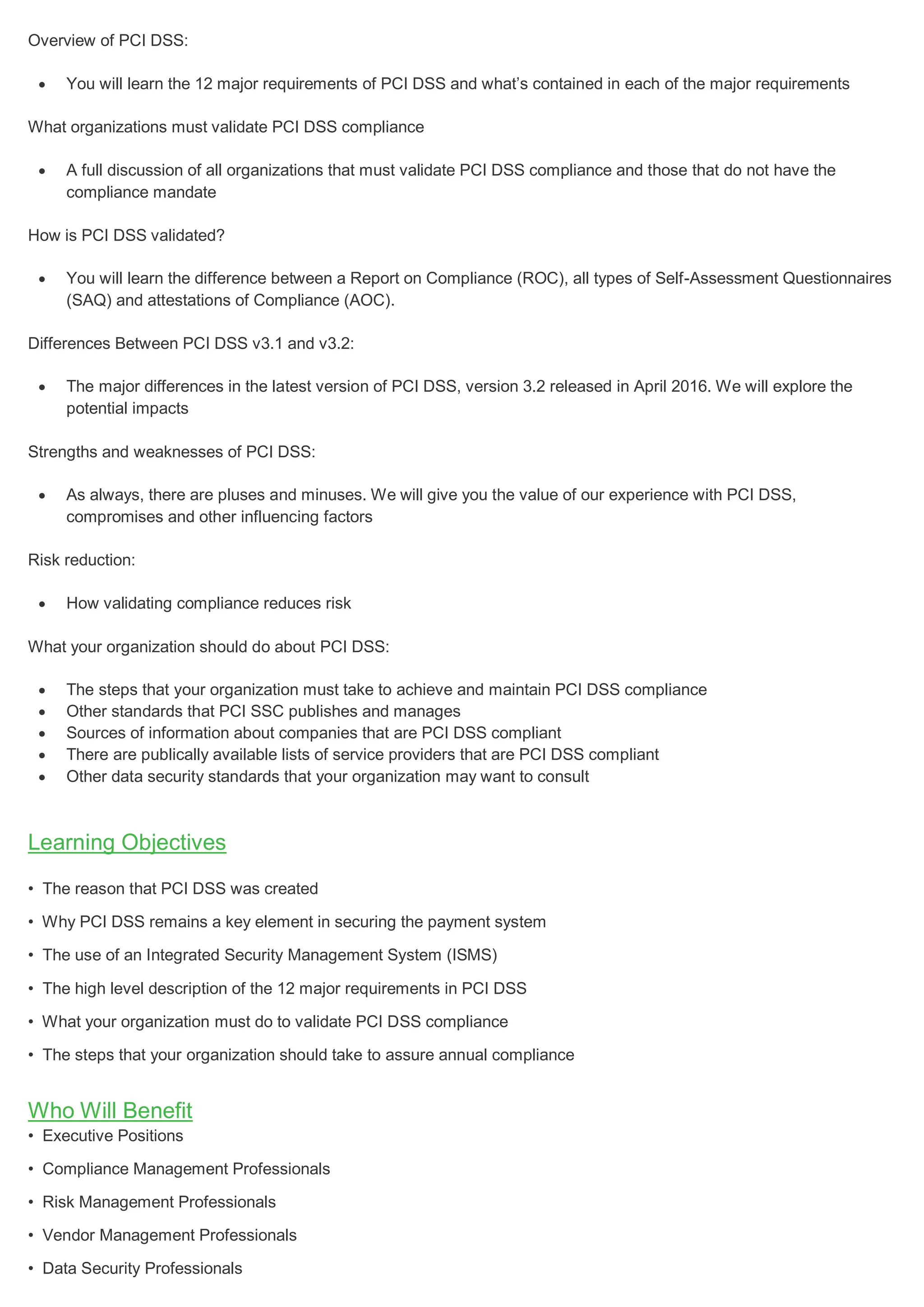 Introduction to the Payment Card Industry Data Security Standard (PCI DSS) - By AtoZ Compliance ...