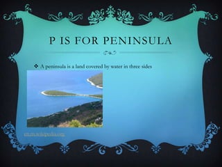 A to Z words and definition in geography | PPTX