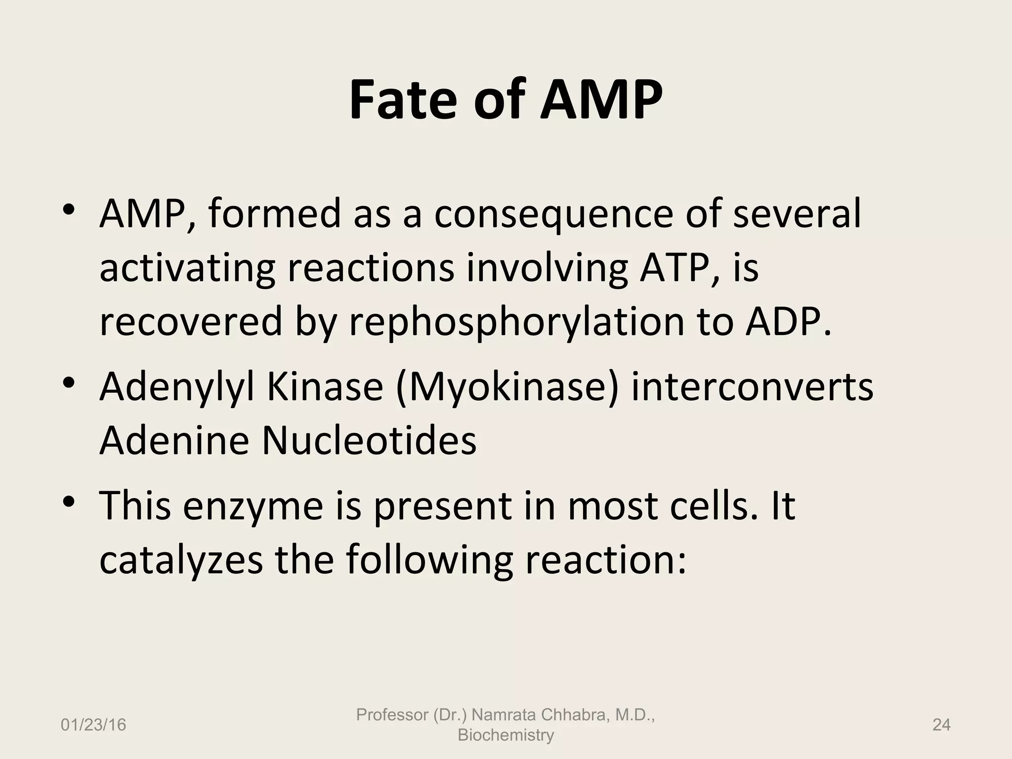 ATP- The universal energy currency of cell | PPT