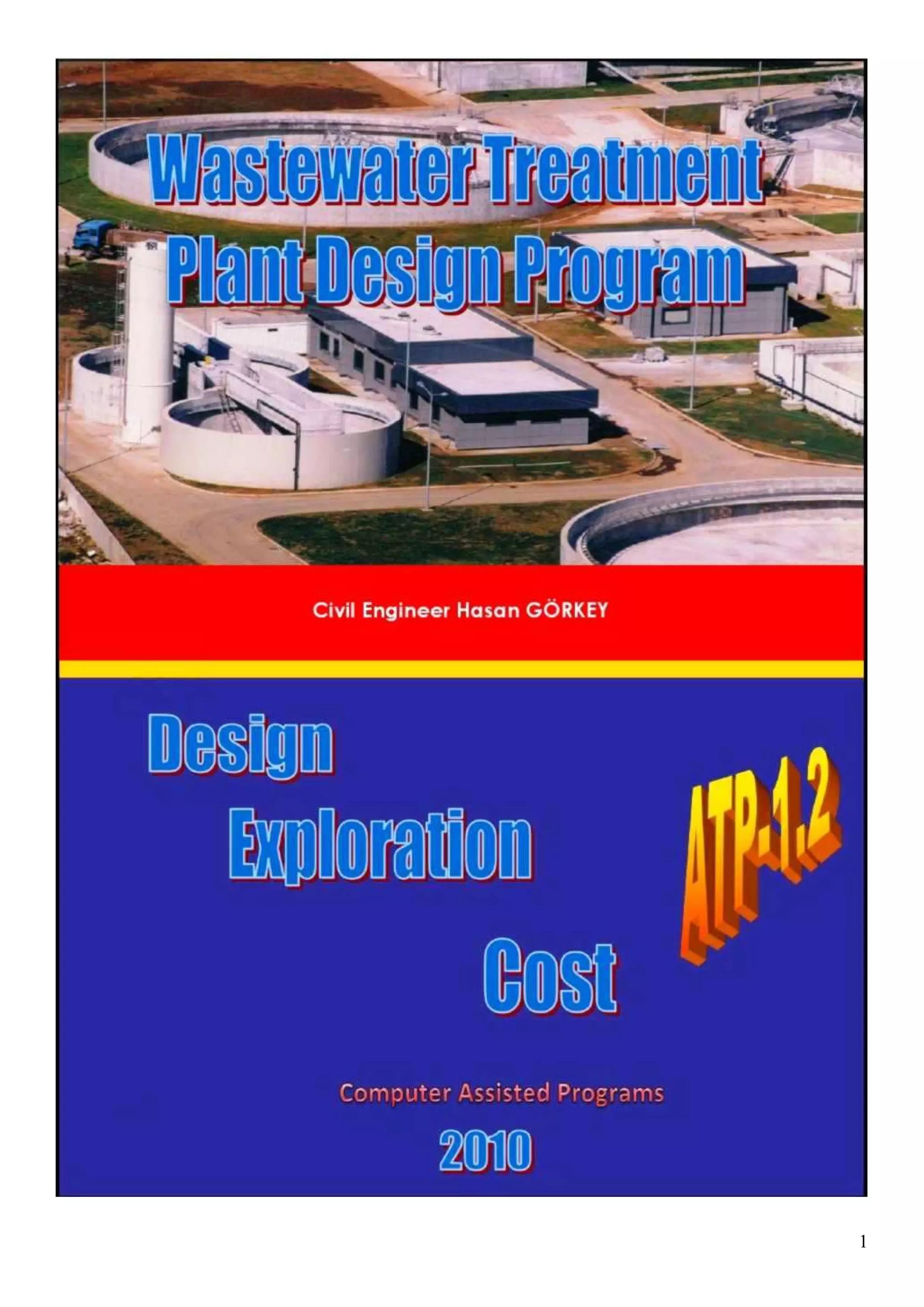 Atp1.2 to AutoCAD Wastewater Treatment Plant Design Program | PDF