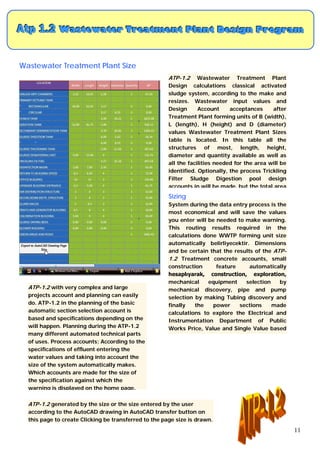 Atp1.2 to AutoCAD Wastewater Treatment Plant Design Program | PDF