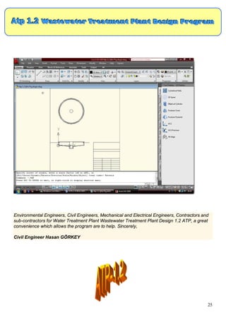 Atp1.2 to AutoCAD Wastewater Treatment Plant Design Program | PDF