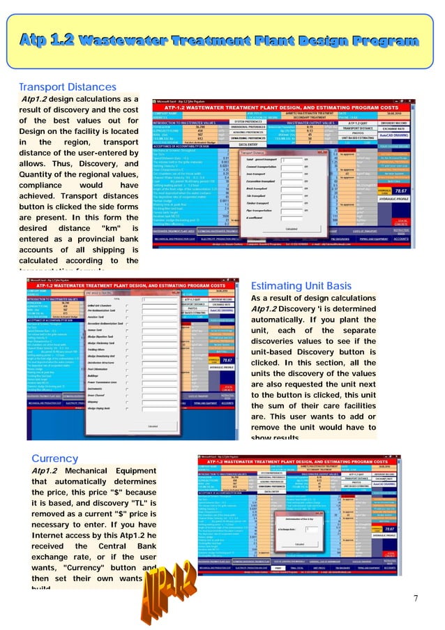 Atp1.2 to AutoCAD Wastewater Treatment Plant Design Program | PDF