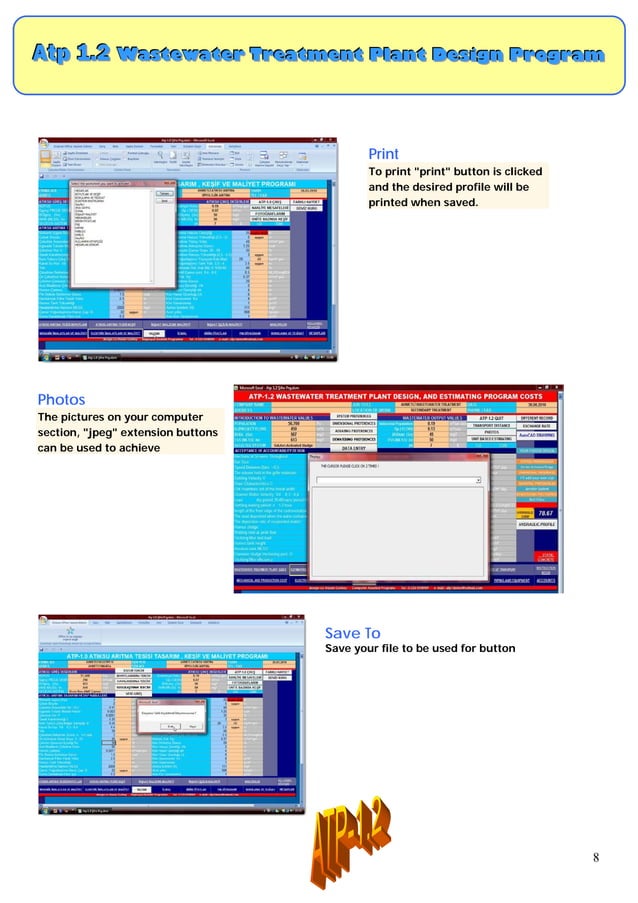Atp1.2 to AutoCAD Wastewater Treatment Plant Design Program | PDF