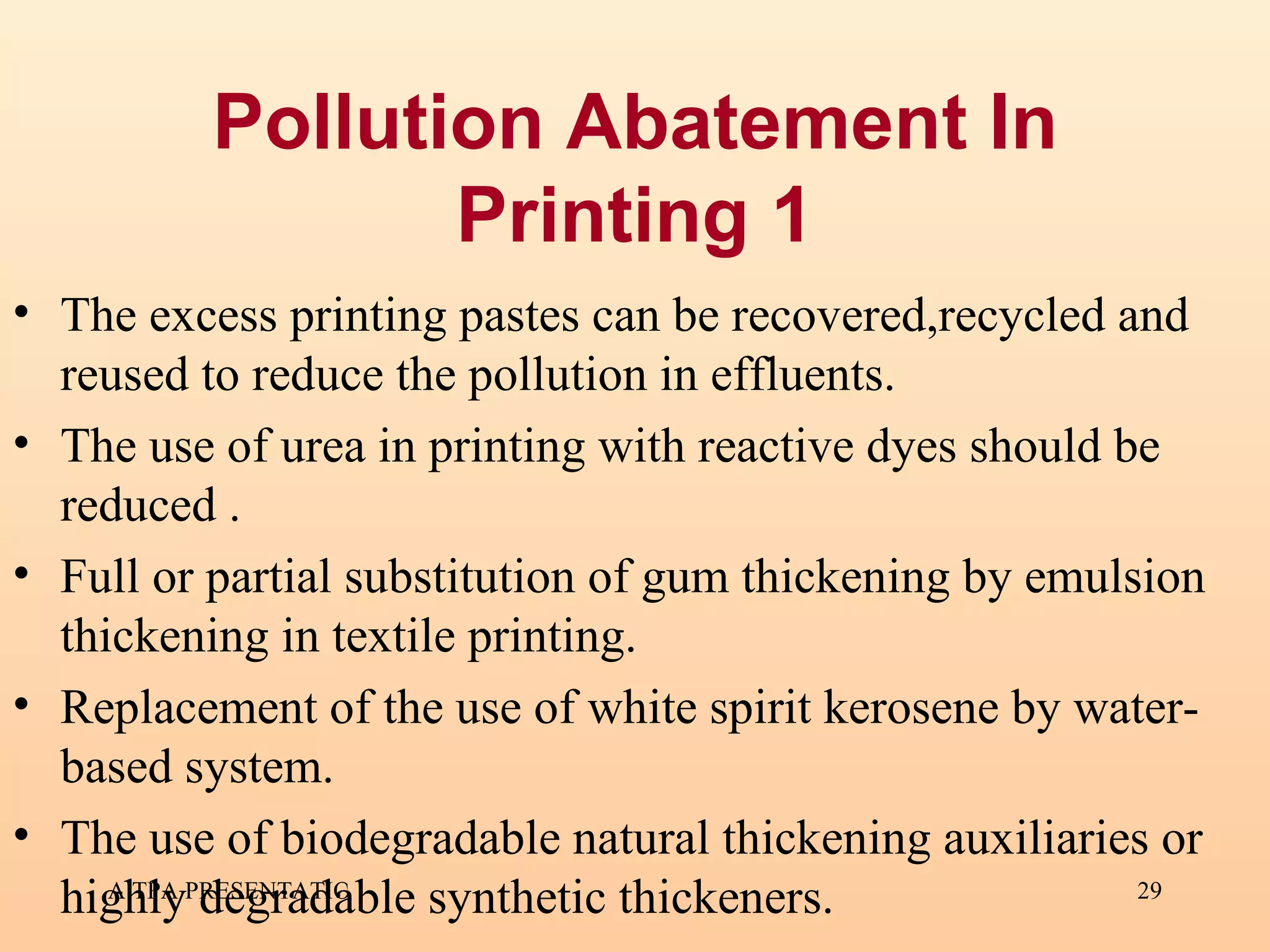 Pollution Abatement | PPT | Environmental Services Industry | Industries