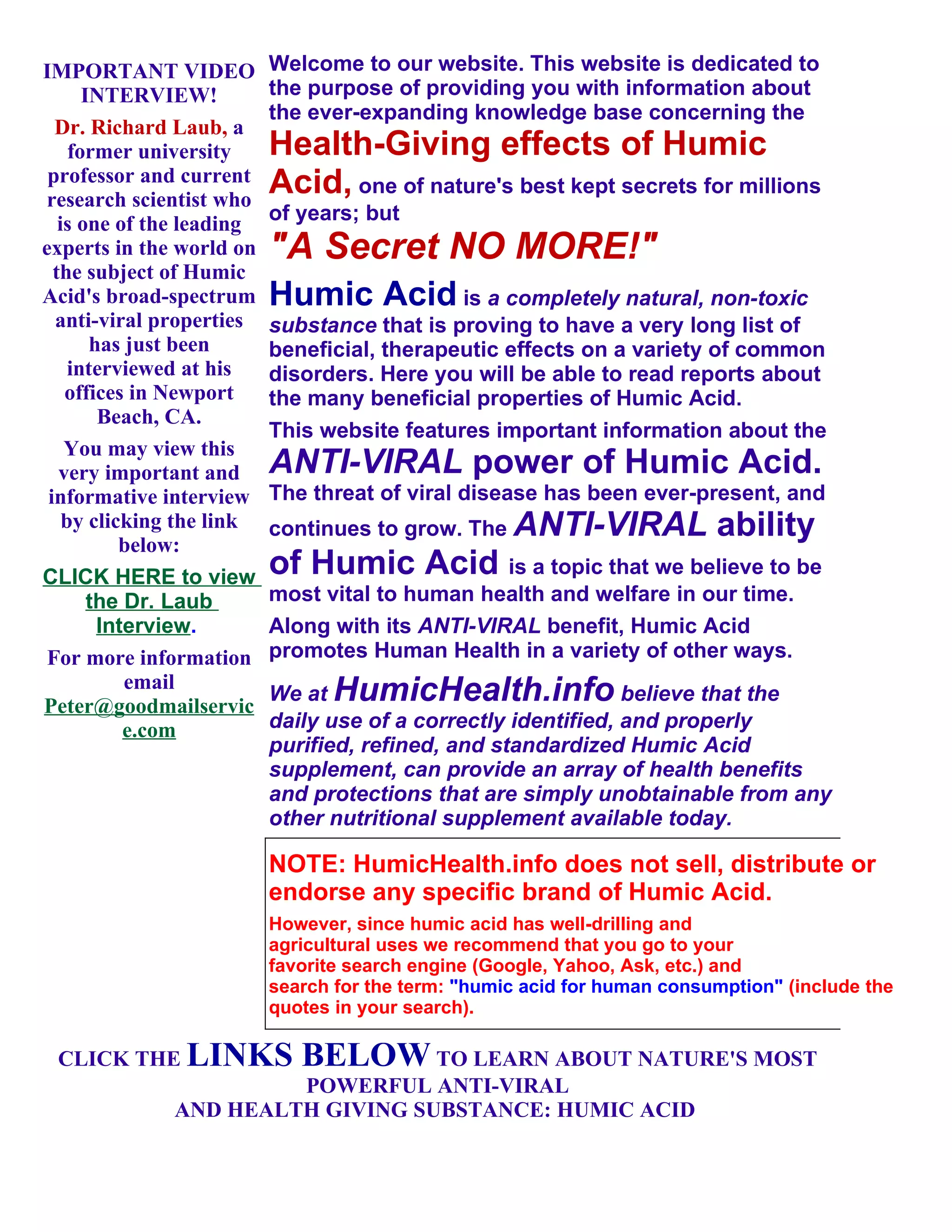 ATP Blog14 - Humichealth.Info- Medicinal Use of Humic Substances ...
