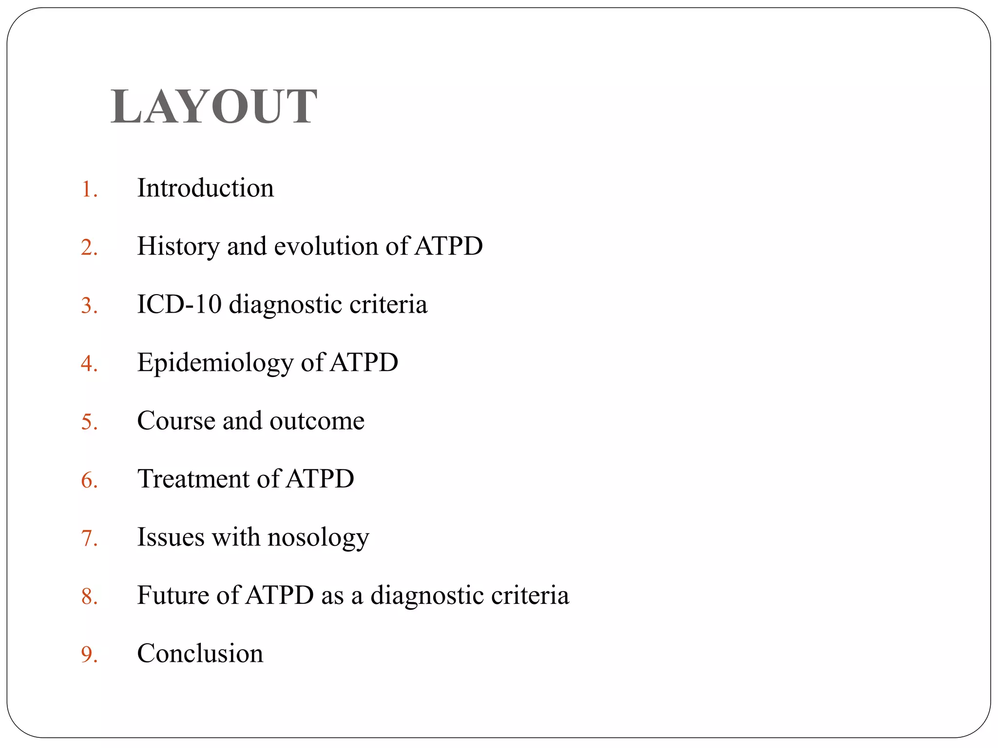 Acute and transient Psychotic Disorder | PPTX