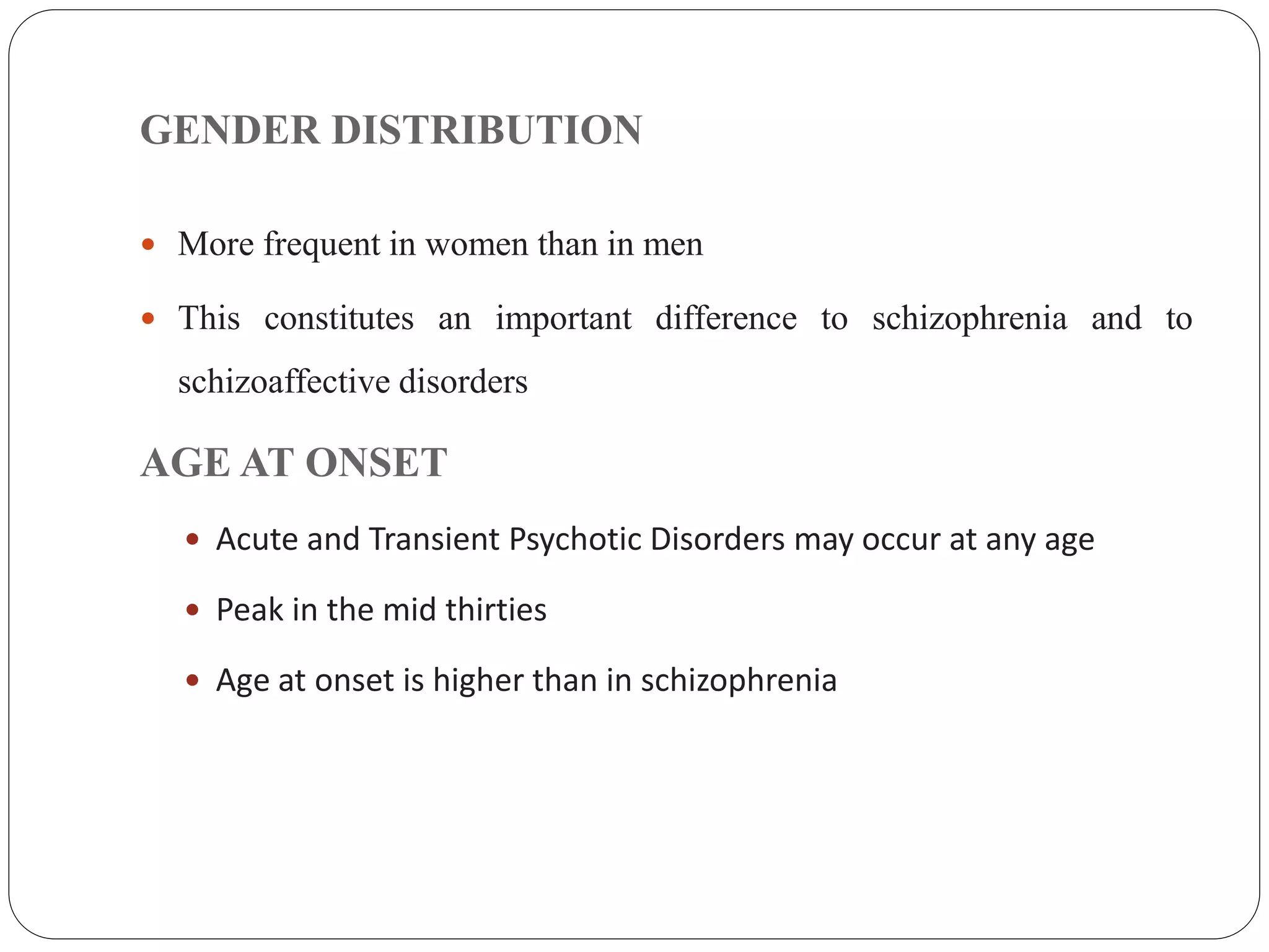 Acute and transient Psychotic Disorder | PPTX